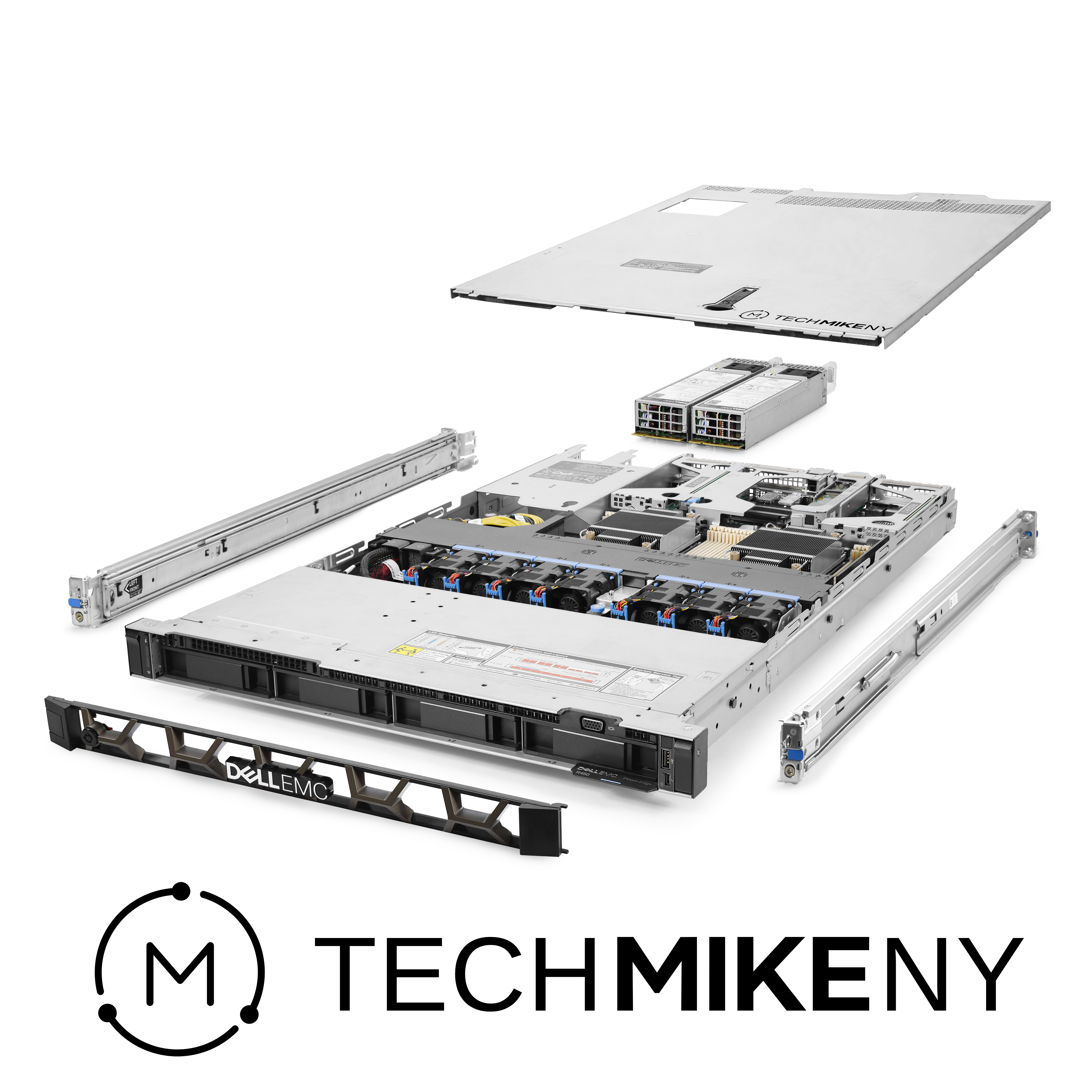 Dell PowerEdge R450 Server 2x Silver 4309Y 2.80Ghz 16-Core 256GB RAM 4x ...